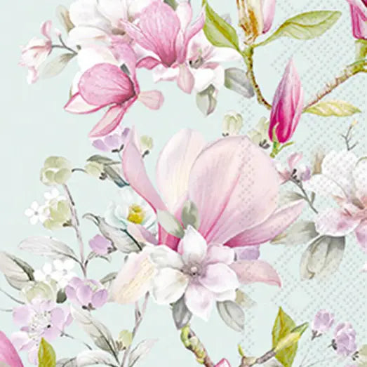 Magnolia Light Blue Paper Guest Towels – The Gift Pod Boutique